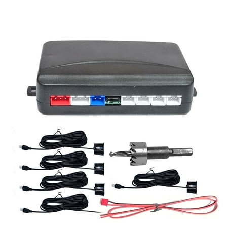 Car Reverse Sensor Car Auto Ultrasonic Parking Radar with 4 Parking ...