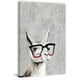 Smart Llama Painting Print on Wrapped Canvas - Walmart.com