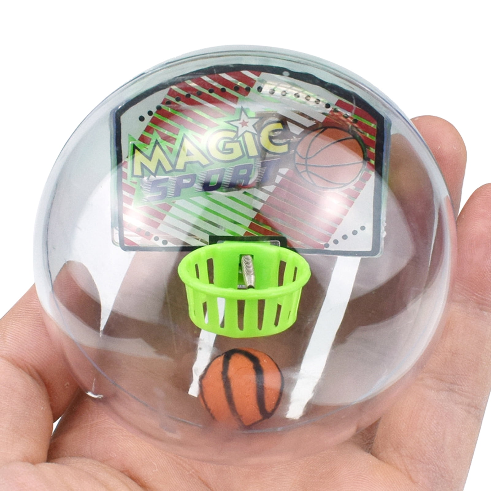 Transparent Handheld Basketball Roll Ball Electronic Game Anti-stress ...