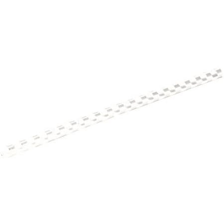Plastic Binding Combs, Round Back, 5/16", 40 Sheets Capacity, White ...