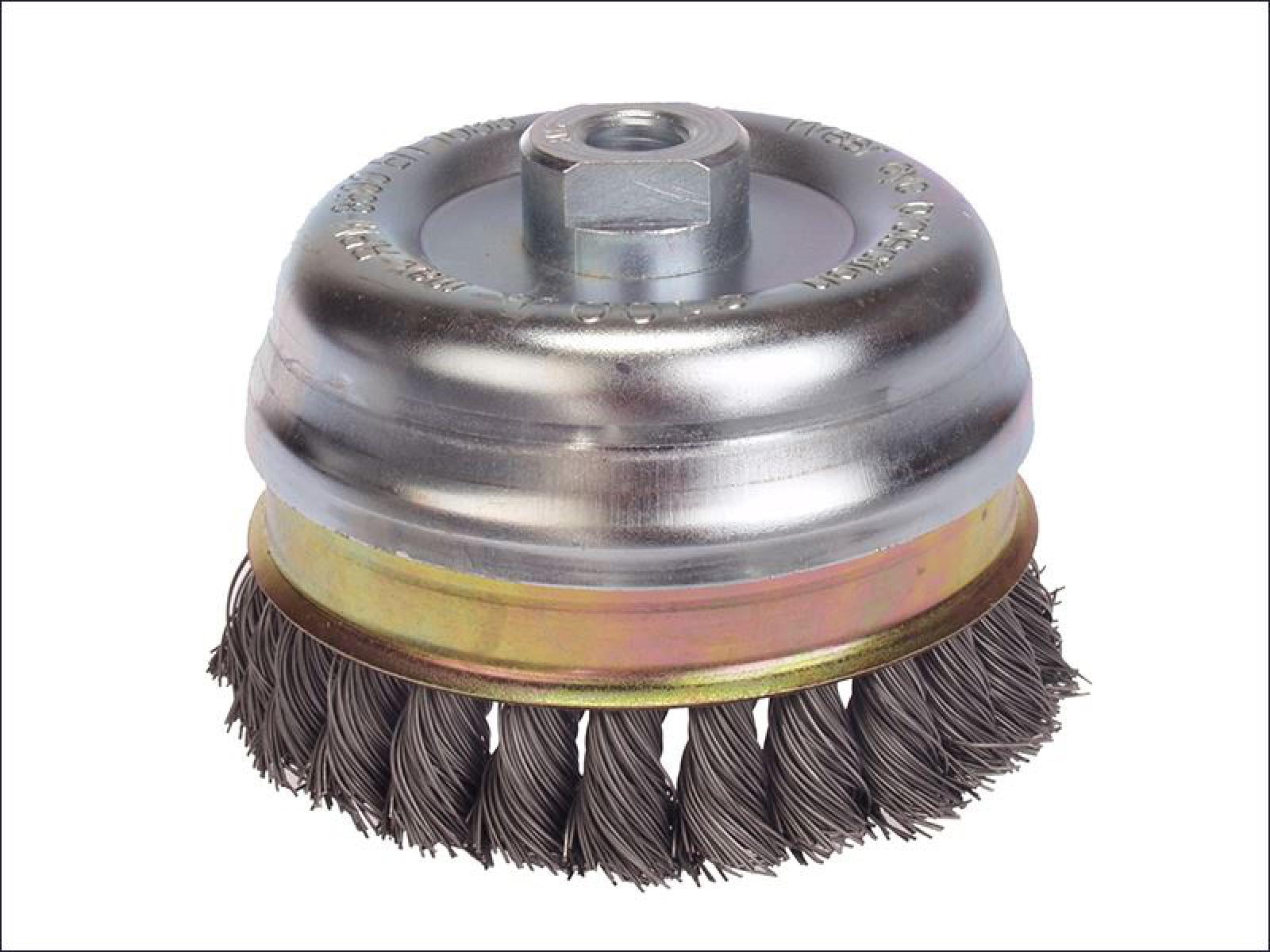 Lessmann - Knot Cup Brush 65mm M10x2.0, 0.50 Steel Wire - Walmart.com
