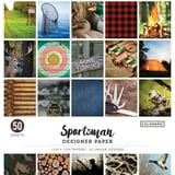 Colorbok 12" Sportsman Designer Paper, 50 Count - Walmart.com
