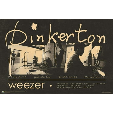 Weezer Pinkerton Poster 24.5" x 36.5" Laminated - Walmart.com