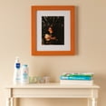 ArtToFrames 14" x 49" Orange Picture Frame, 14x49 inch Red Wood Poster ...