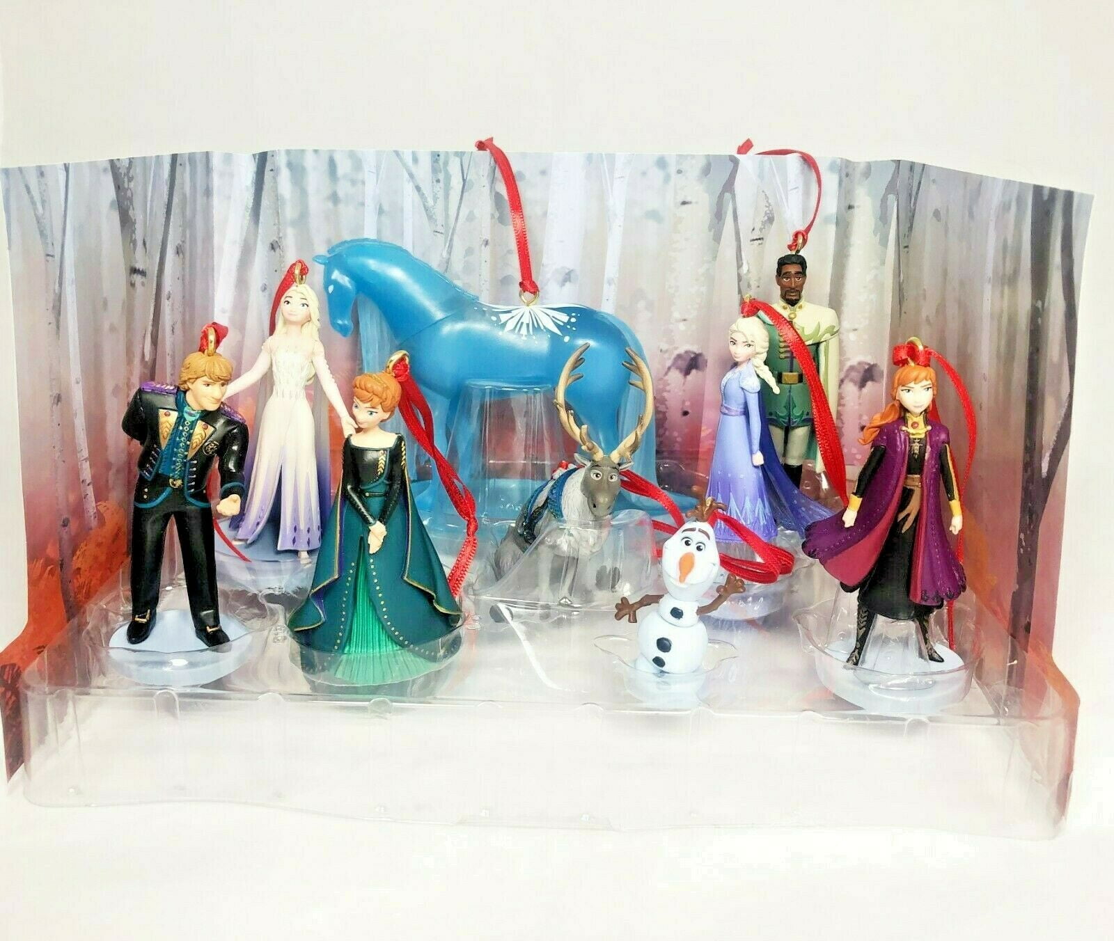 Disney Frozen 2 Custom Christmas Ornament 9pc Set Anna Elsa Olaf Nokk ...