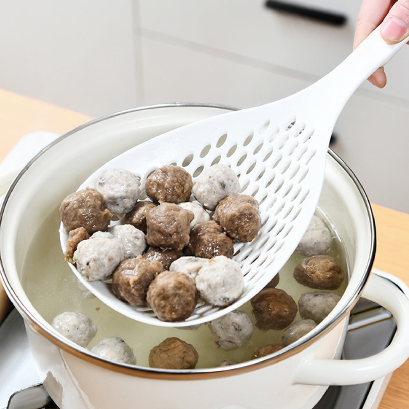 GROFRY Noodles Strainer Multi-functional Cold Heat Resistance Nylon ...