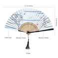 Eastern Wind bamboo print Chinese style hand folding fan, Japanese ...