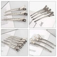 Luxshiny 12-Piece Professional Barber Hair Clips for Sectioning and ...