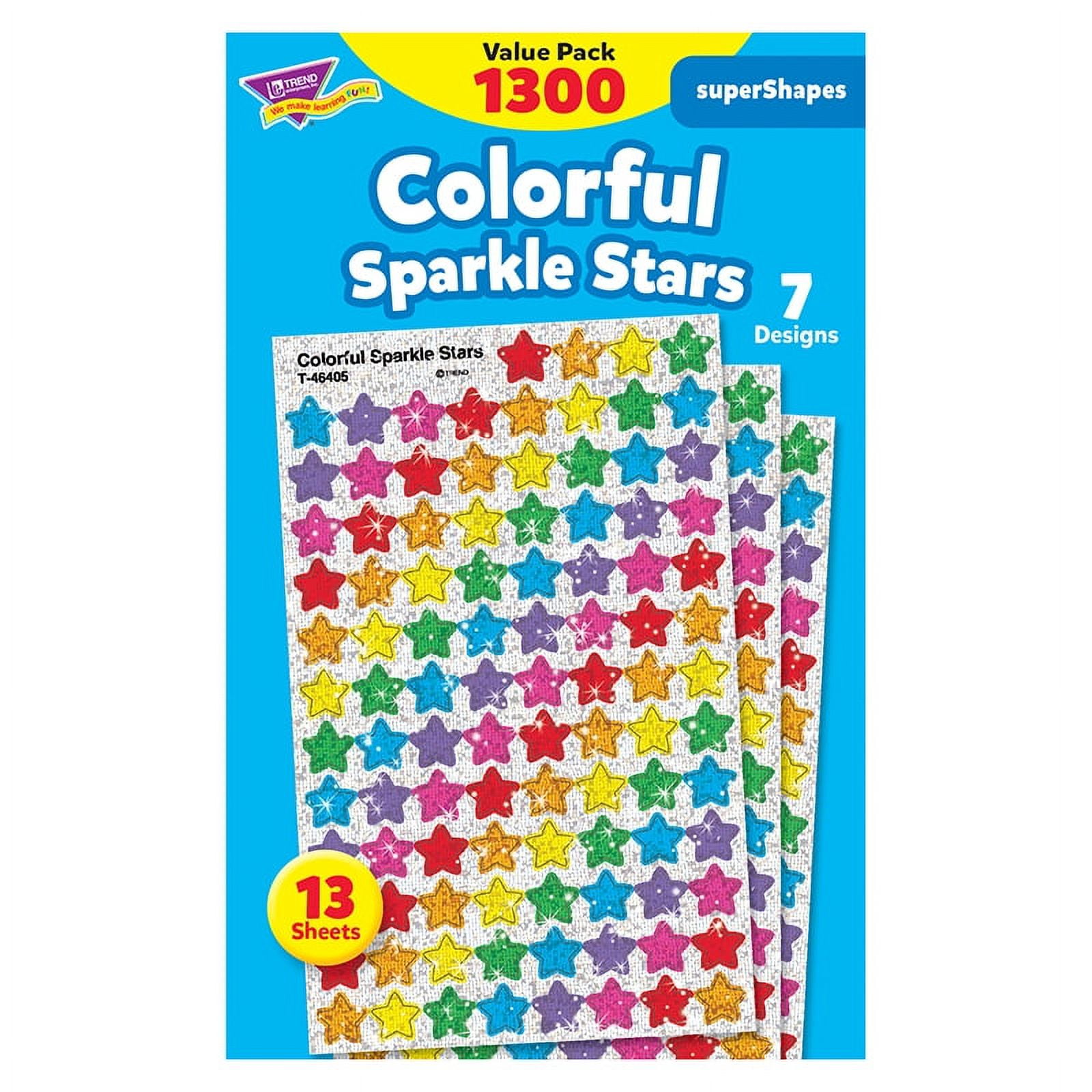 Click here for Trend Enterprises Sparkle Stars Stickers - 1/4 To... prices