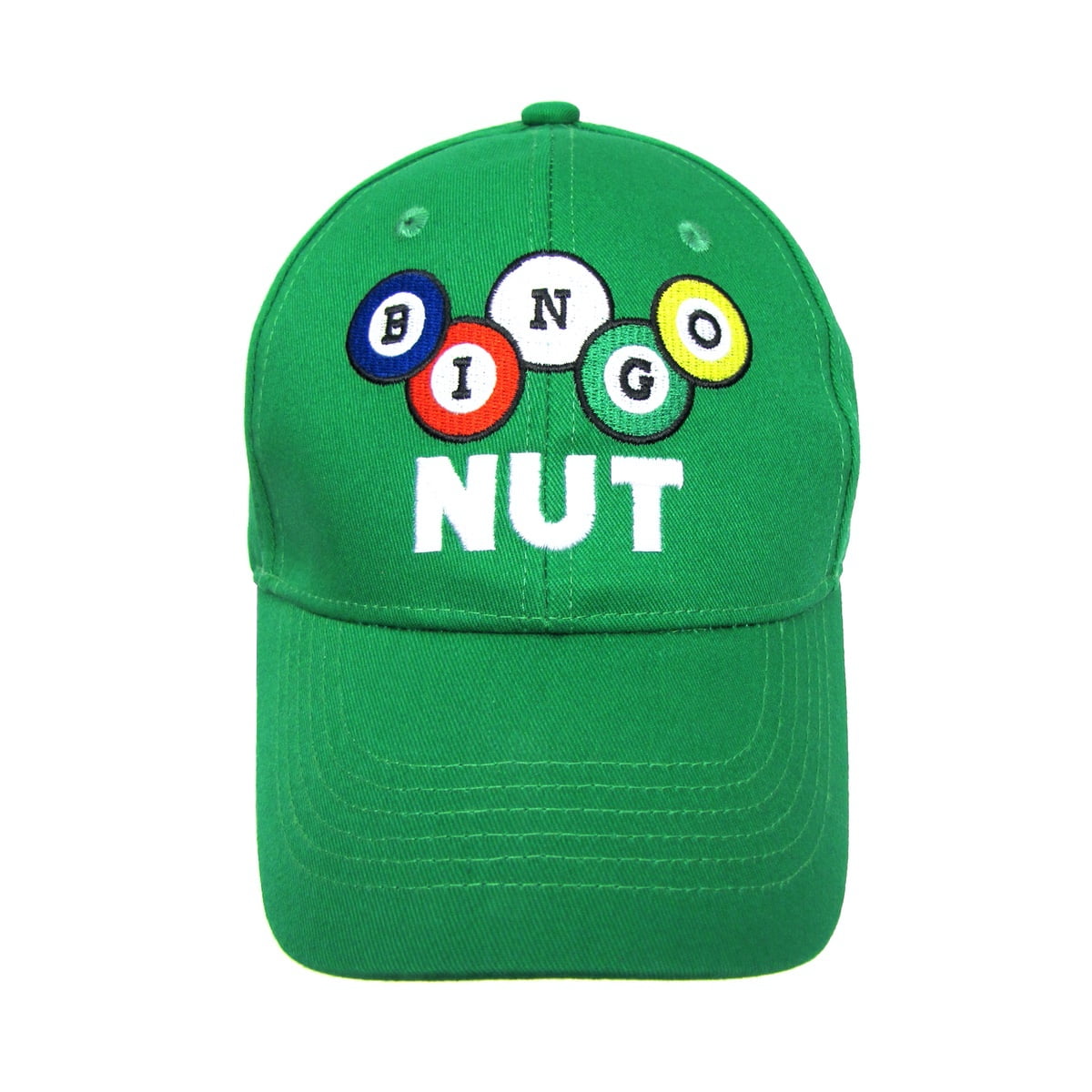 Unisex Lucky Green Bingo Nut Baseball Cap Embroidered Adjustable Hat ...