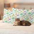 Cartoon Coconut Trees Outdoor Waterproof Pillow Covers, Summer Cute ...