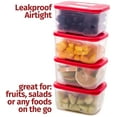 Quicker Defrost- Reusable Freezer Containers Set of 4-23.5 oz. for ...