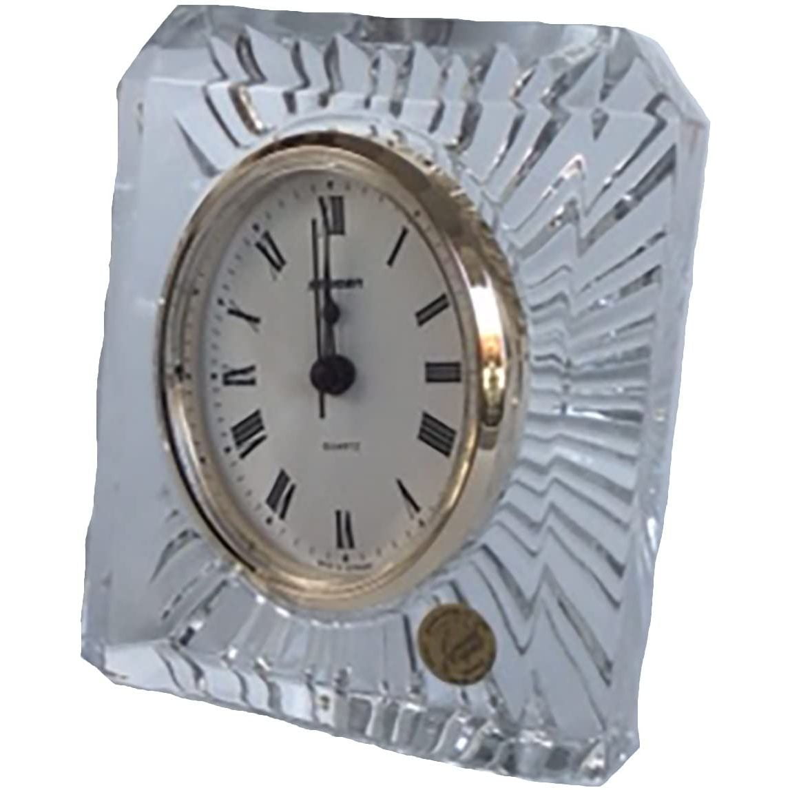 Clocks Home Décor Cristal D'arque lead crystal clock etna.com.pe