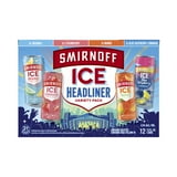 Smirnoff Ice Headliner Variety Pack 12 fl oz Cans 12 Pack with Fruity ...