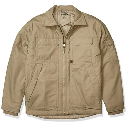 Wrangler RIGGS WORKWEAR Men's Big and Tall Ranger Jacket, Dark Khaki ...