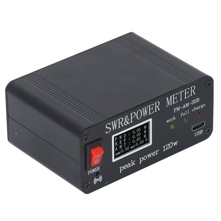 Shortwave Antenna Tuner, SWR Power Meter 1.8MHz-50MHz Rugged Compact ...