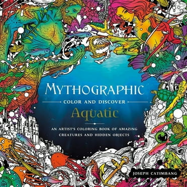 Mythographic Color and Discover: Animals : An Artist's Coloring Book of ...