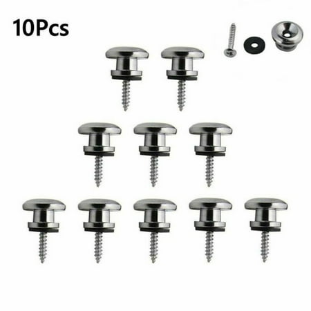 Guitar Bass Strap Buttons Locks Guitar Strap Buttons End Pins Practical ...