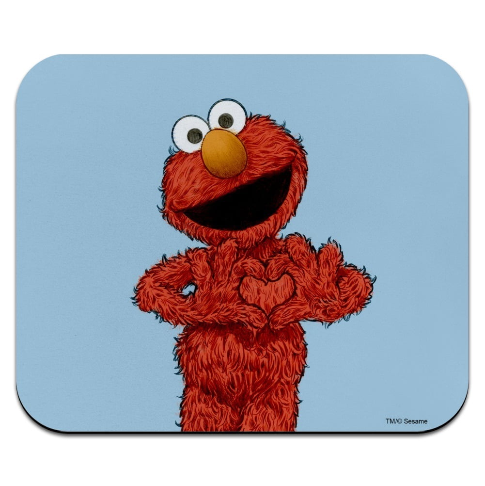 Sesame Street Vintage Elmo Low Profile Thin Mouse Pad Mousepad ...