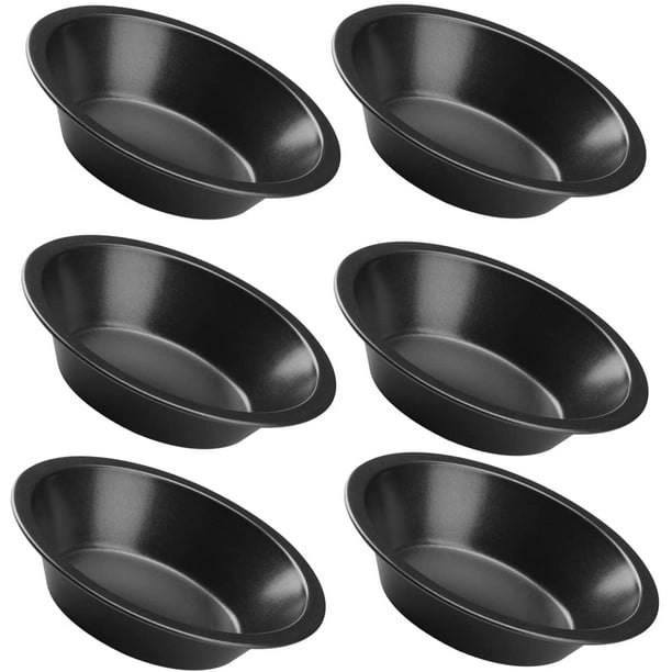 Individual Cake Plates, Mini Round Cake Tins, Non-Stick Coating, Quiche ...