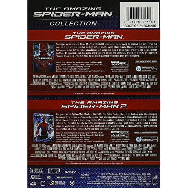 The Amazing Spider Man 2 2022 Dvd Cover