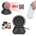 Desktop Barcode Scanner USB Wired QR Code Scanner for Supermarket ...