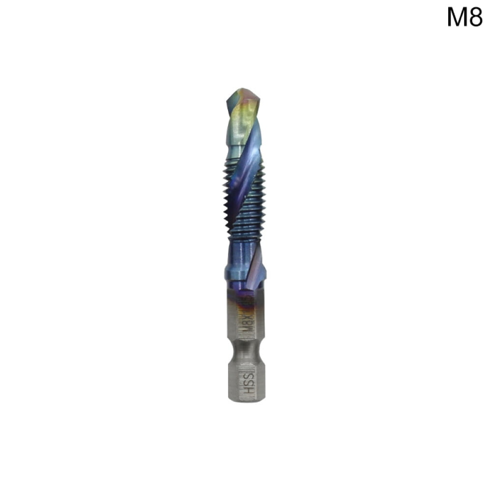 Hex Shank Spiral Tapping Chamfering Drill Bits High Speed Steel ...