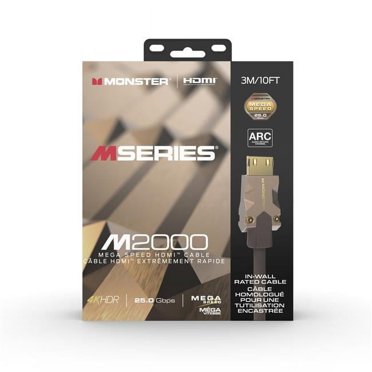 Monster Cable VMM20010-U M3000 HDMI 2.1 Cable - 10 m - Walmart.com
