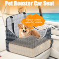 Yacona Dog Car Seats for Small Dogs Under 35lbs, Puppy Car Seat with ...