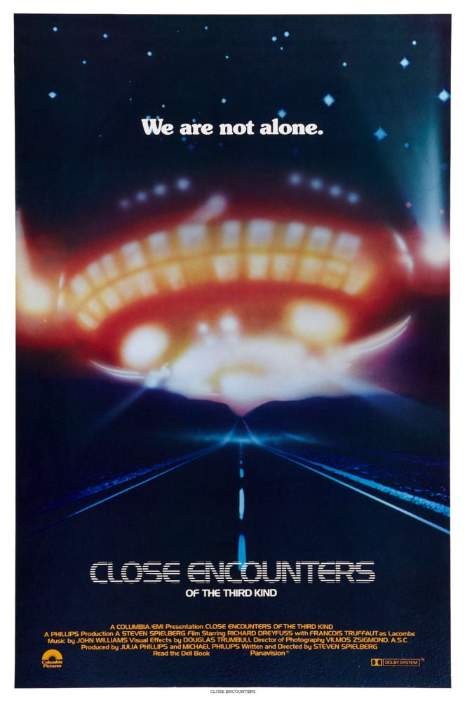 Close Encounters Movie Poster 24Inx36In Poster 24x36 Art Decor Art ...
