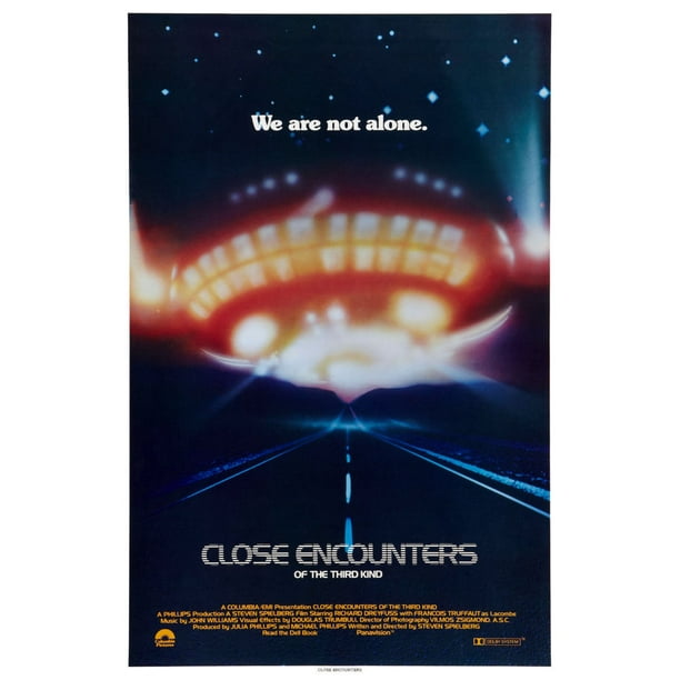 Close Encounters Movie Poster 24Inx36In Poster 24x36 Art Decor Art ...