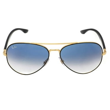 Ray-Ban Women's Gradient Aviator RB3025-112/85-55 Gold Aviator ...