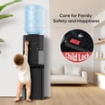 Manastin Top Loading Water Dispenser - Hot and Cold Water, Child Lock ...
