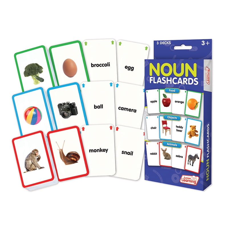 Nouns Flashcards | Bundle of 10 Packs - Walmart.com