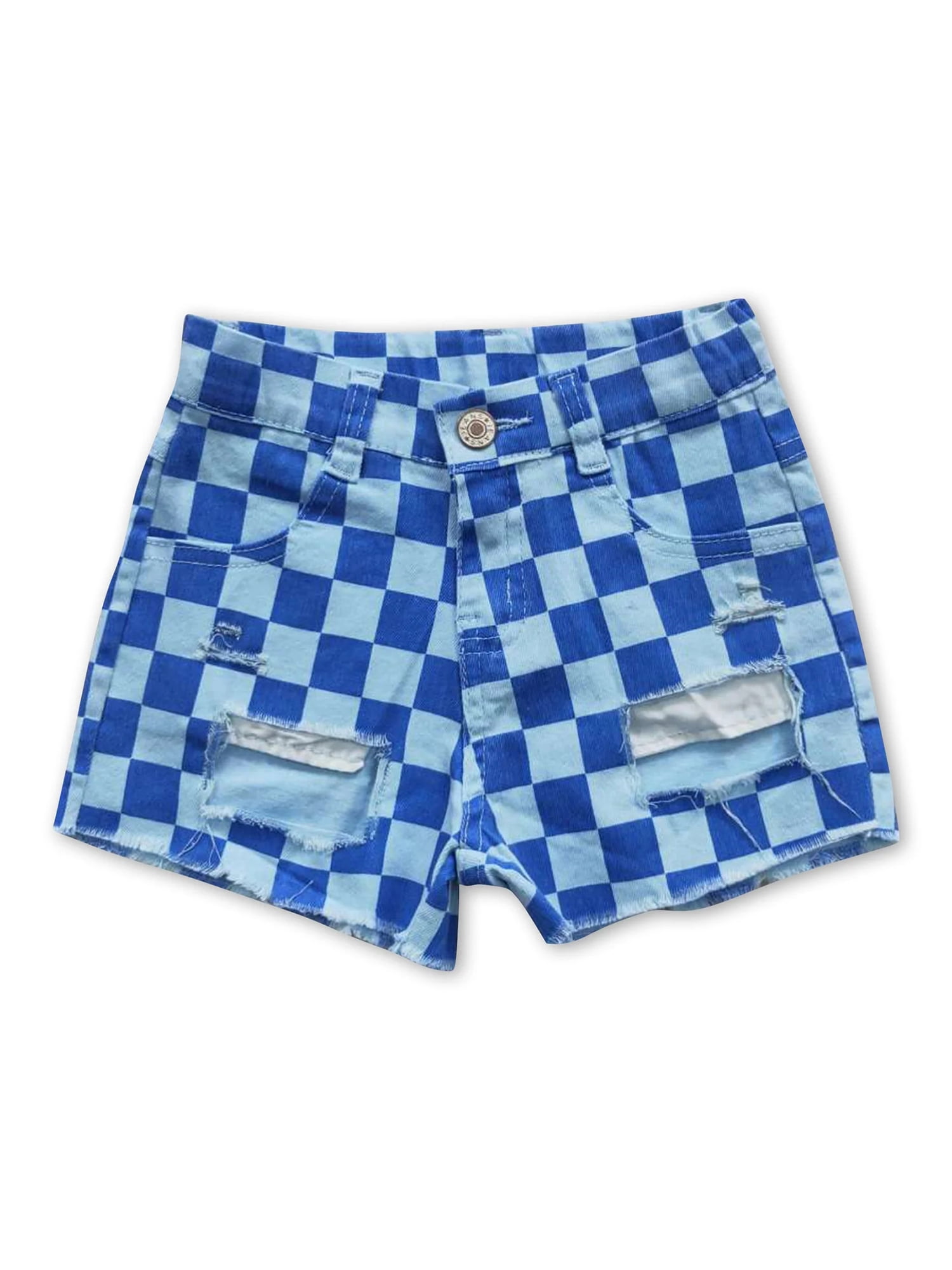 YAWOO Summer Little Girl's Denim Shorts Hole Design Kids Shorts Jeans ...