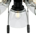 Better Homes & Gardens Bennett Collection 52'' Black Ceiling Fan with ...