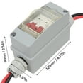 Circuit Breaker MCB 2P DC 500V 32A Disconnect Switch with IP65 ...