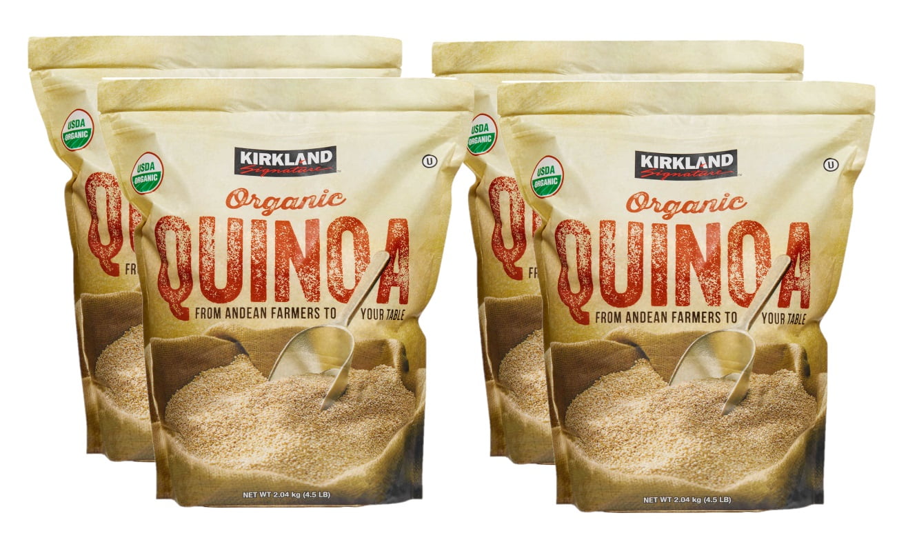 4 Pack | Kirkland Signature Organic Quinoa, 4.5 lbs - Walmart.com