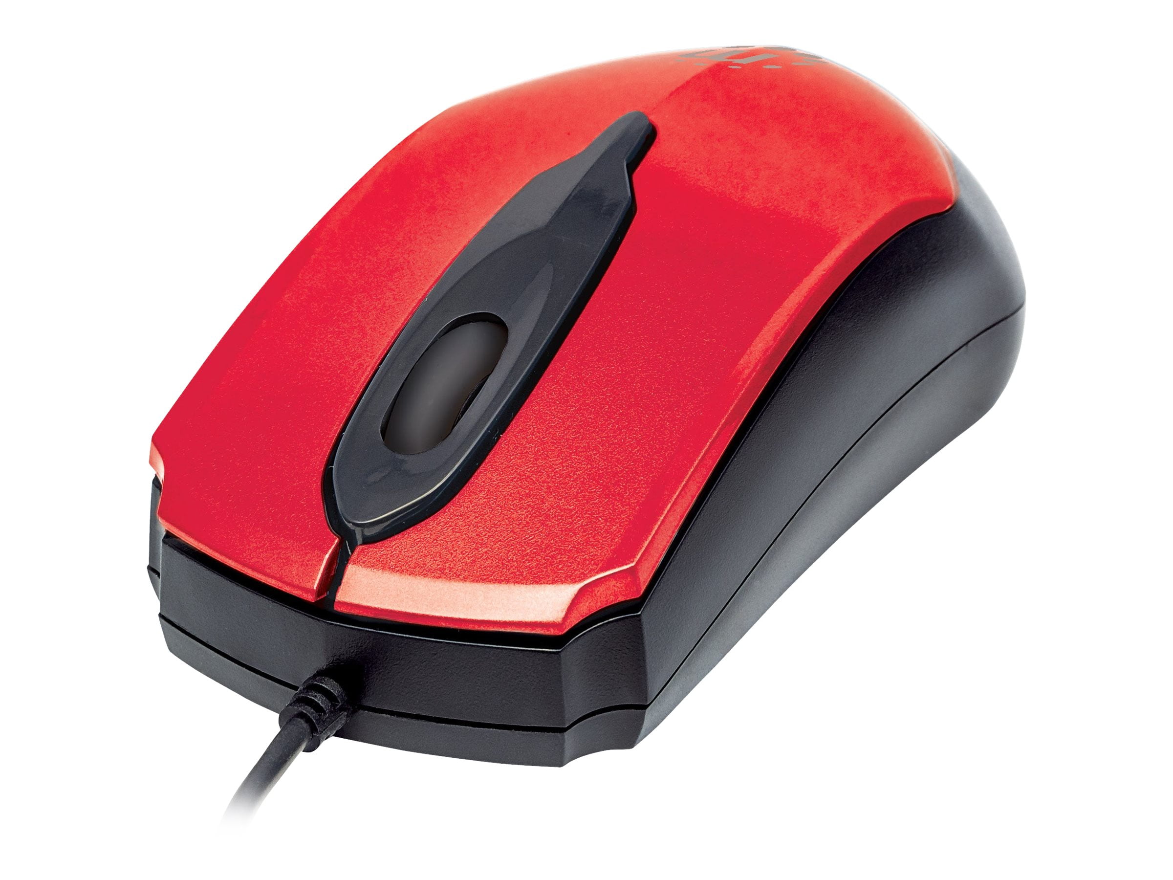 Manhattan 179430 Edge Optical USB Mouse, Red - Walmart.com