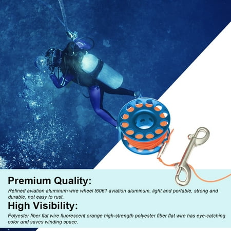 Spool Finger Reel Diving Reels Anchor Rope Winding Underwater SMB ...