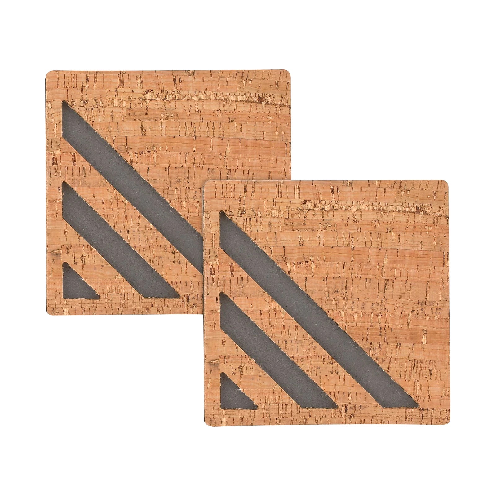 Quartet Cork and EVA Foam Cork Bulletin Wall Tiles, Natural, 6" x 6", 2 ...