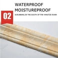 3d Waterproof Wallpaper Border Peel And Stick Wall Border Foam Mirror
