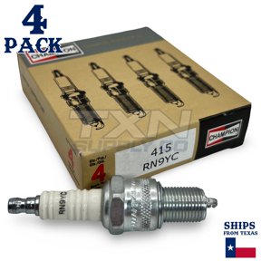 Champion 71 RC12YC Spark Plug - 4 Pack - For Briggs & Stratton 5066 ...