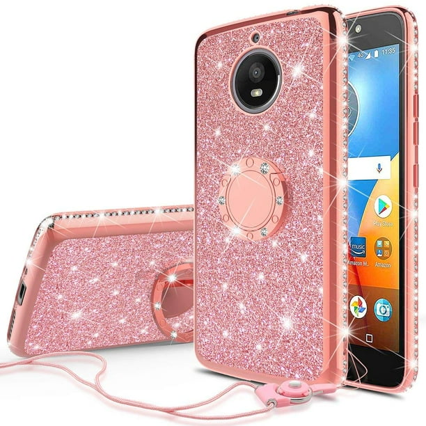 Soga Diamond Bling Glitter Cute Phone Case With Kickstand Compatible