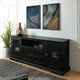 Walker Edison Contemporary Tall TV Stand for TVs up to 78", Black ...
