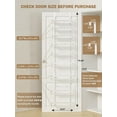 Narrow 9-Tier Over-the-Door Pantry Organizer, Adjustable Metal Spice ...