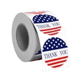 Cififendec 500Pcs 4th of July Stickers Roll, 1", Patriotic USA Flag ...