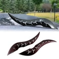 1 Pair Hydrographic Spoiler Fin Car Roof Decoration 3D Dragon Horn ...