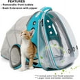 Halinfer Dual Expandable Pet Carrier Backpack, Fits Cats and Puppies up ...