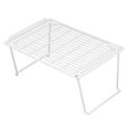 Mainstays Folding Metal Kitchen Pantry Organization Wire Shelf, White ...